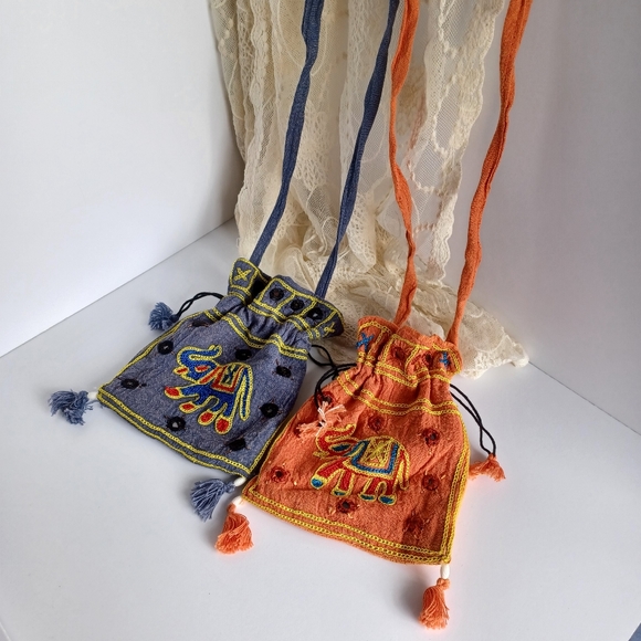 None | Bags | New Handmade Natural Color Dyed Cotton Embroidered ...